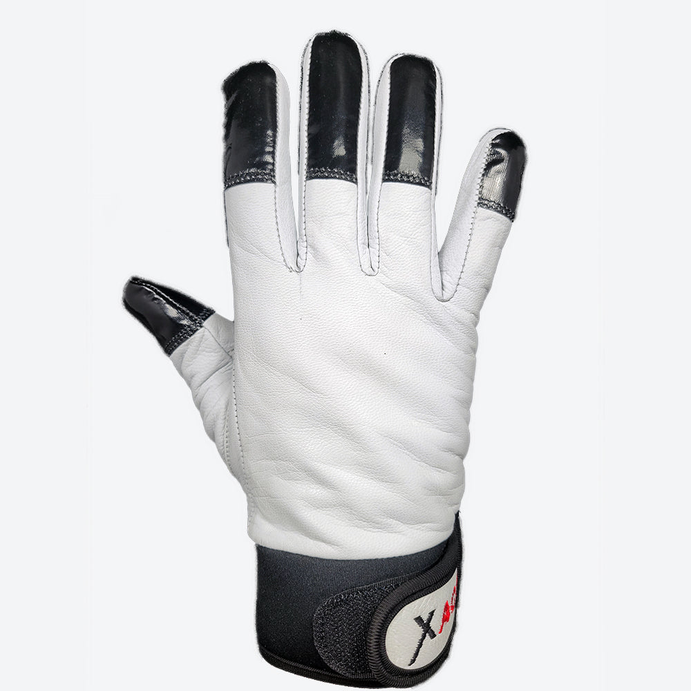 Xact ST Leather Gloves White – RED RIVER SPEED
